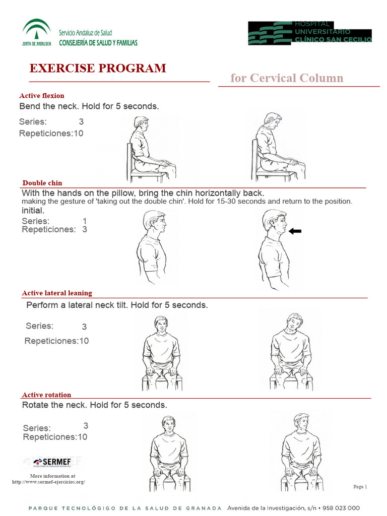 C. Cervical Table | PDF | Anatomical Terms Of Motion | Musculoskeletal ...