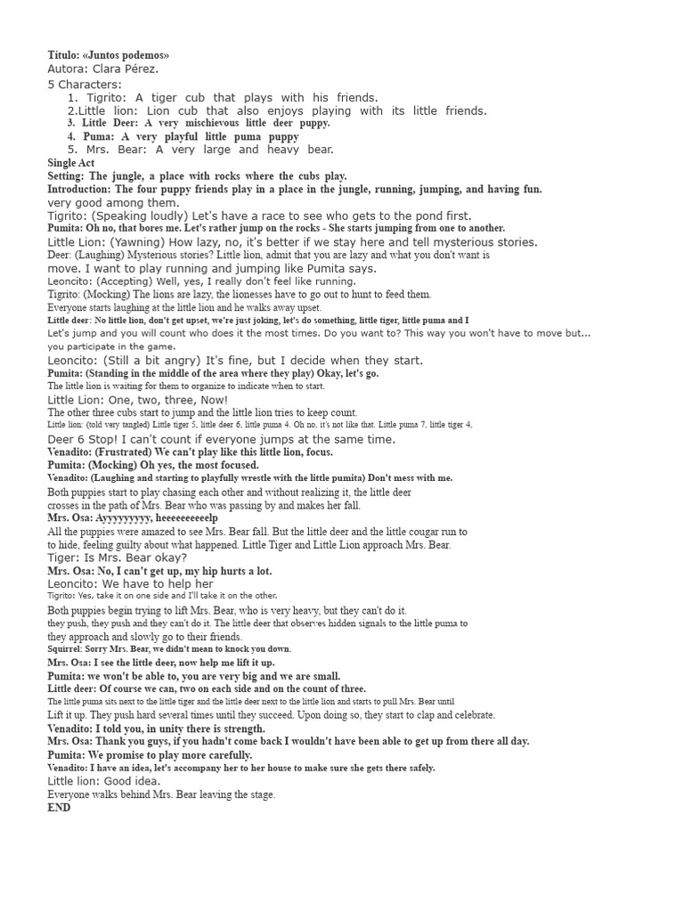 10 Plays | PDF | Lion