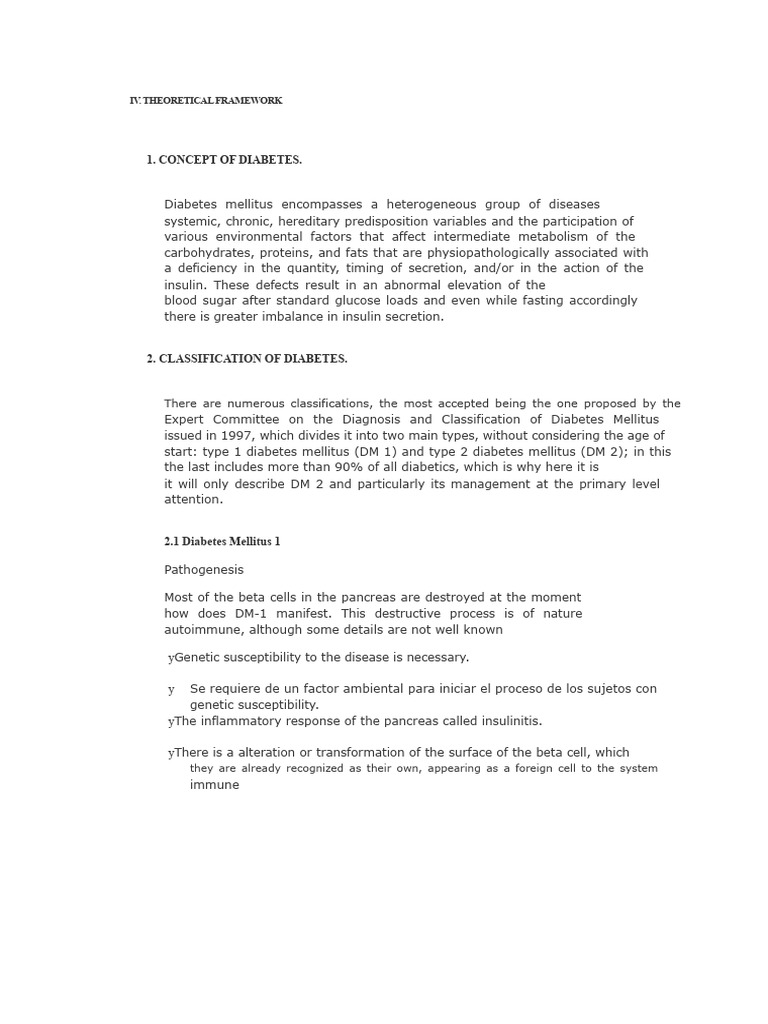 Understanding Diabetes Mellitus Types | PDF | Diabetes | Insulin