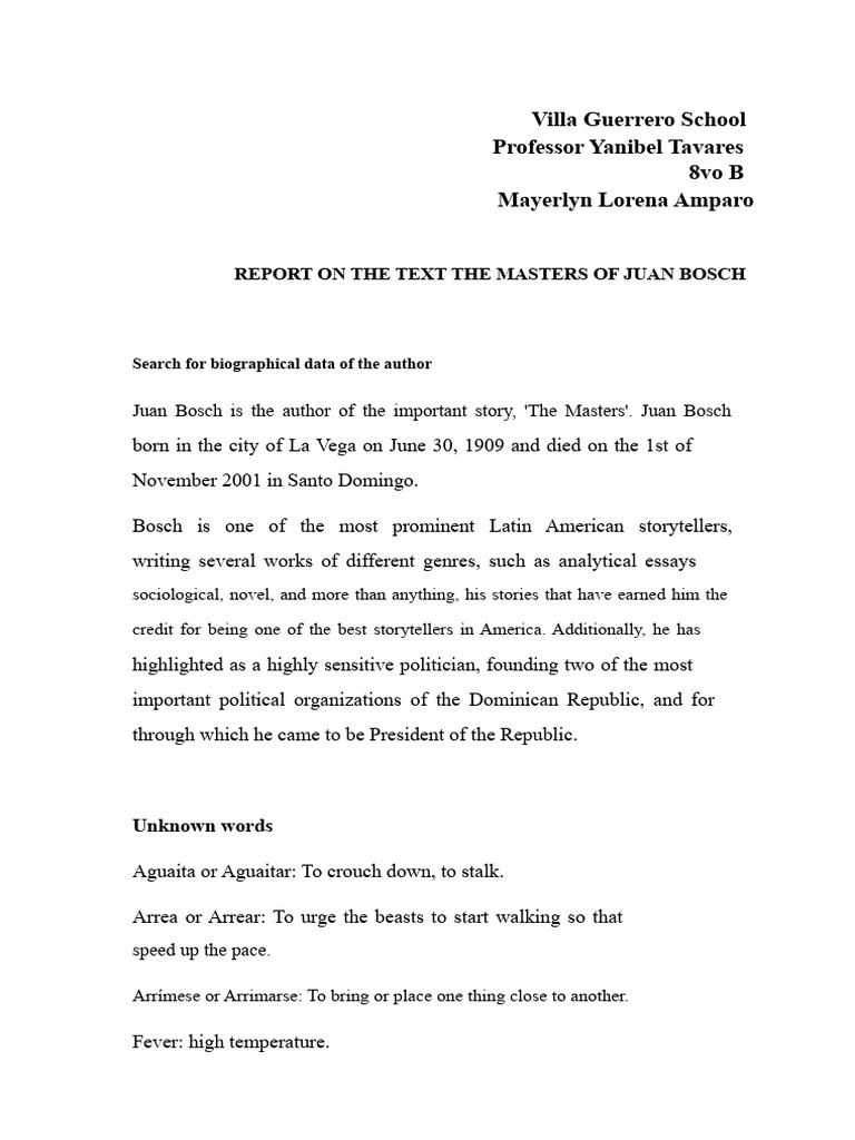 The Masters | PDF