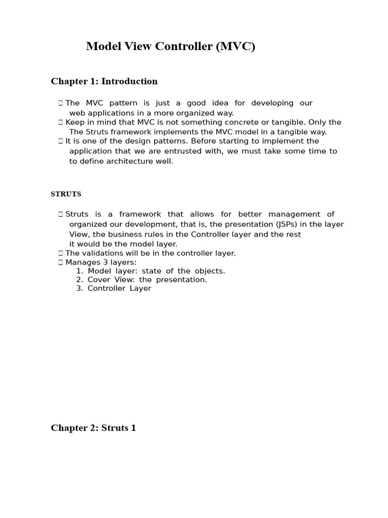 Struts 1 and Struts 2 | PDF | Model–View–Controller | Software