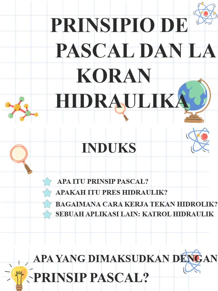 Prinsip Pascal dan Tekan Hidrolik | PDF