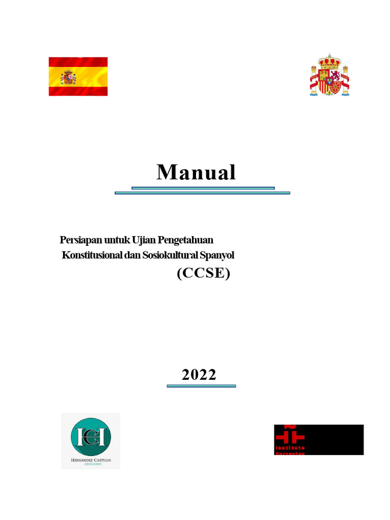 Panduan Ujian CCSE Spanyol 2022 | PDF