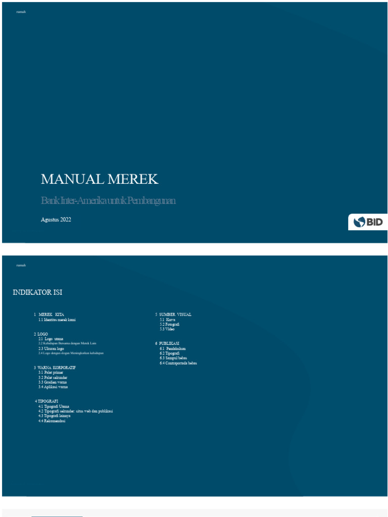 BID - Pedoman Merek - Buku Merek | PDF