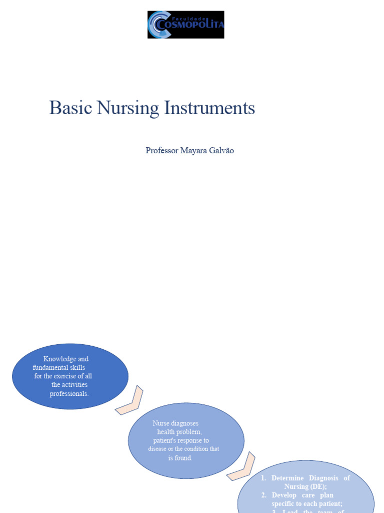 Class 01 - Basic Nursing Instruments | PDF | Nursing | Medical Diagnosis