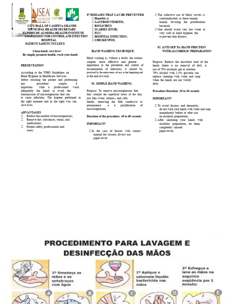 Folder (Hand Washing PDF | PDF | Hand Washing | Hygiene