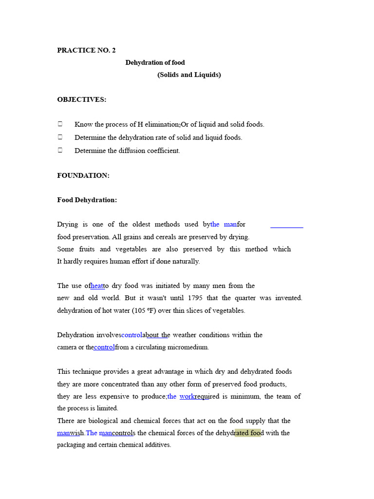 Laboratory Practice Dehydrated | PDF | Humidity | Water