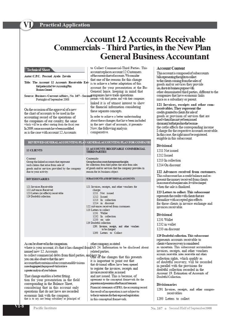 PCGA 12 Accounts Receivable | PDF | Receipt | Money