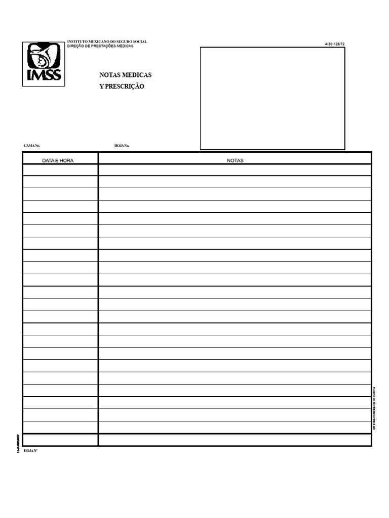 Formatos Imss | PDF | Ciências da Saúde | Medicina Clínica