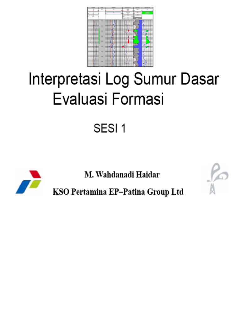 Analisis Log Sumur untuk Evaluasi Reservoir | PDF