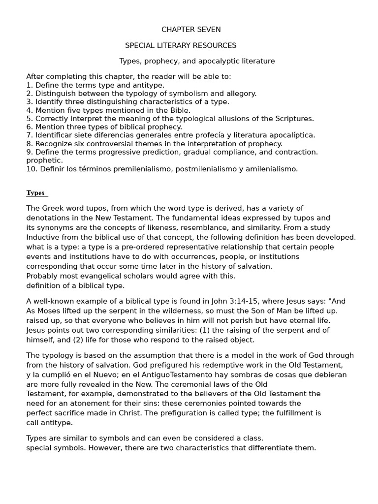 Hermeneutics - Chapter 7 Author Henry A. Virkler | PDF | Apocalyptic ...