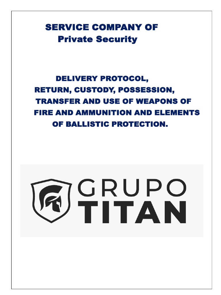 Armeria Protocol | PDF | Firearms | Ammunition