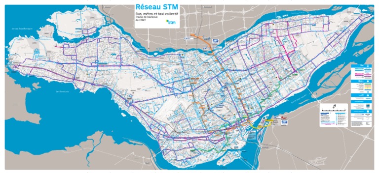 Montreal Metro and Bus Map | PDF | Business