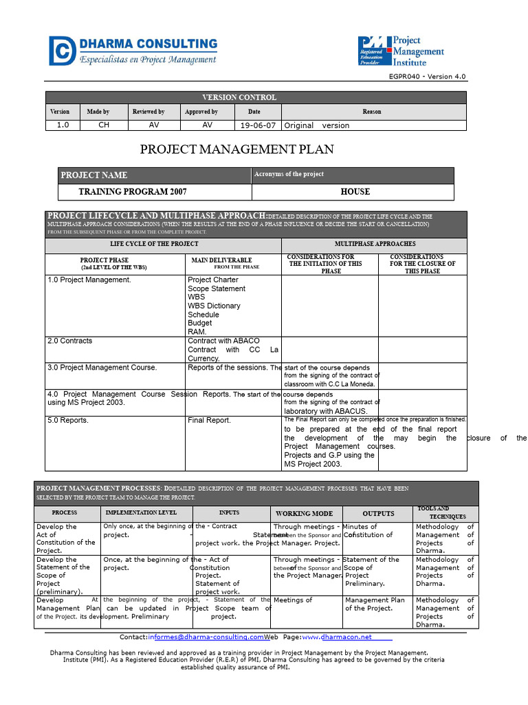 Project Management - Example 040 | PDF | Project Management | Business