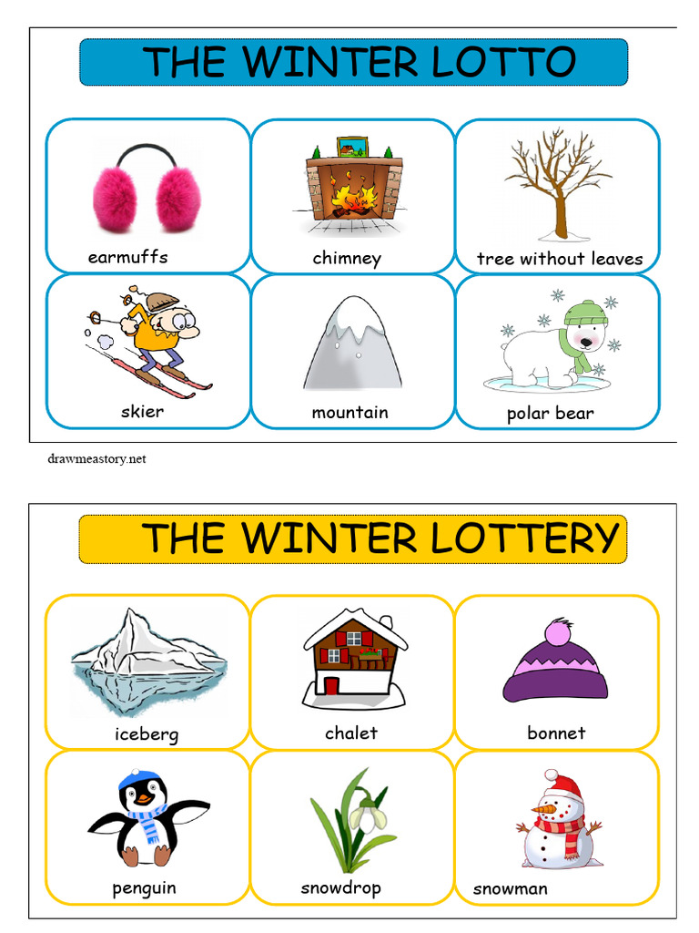 Winter Lottery Kindergarten | PDF