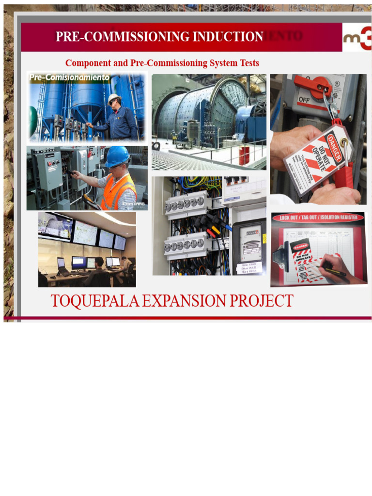 Pre-Commissioning Induction Guide | PDF