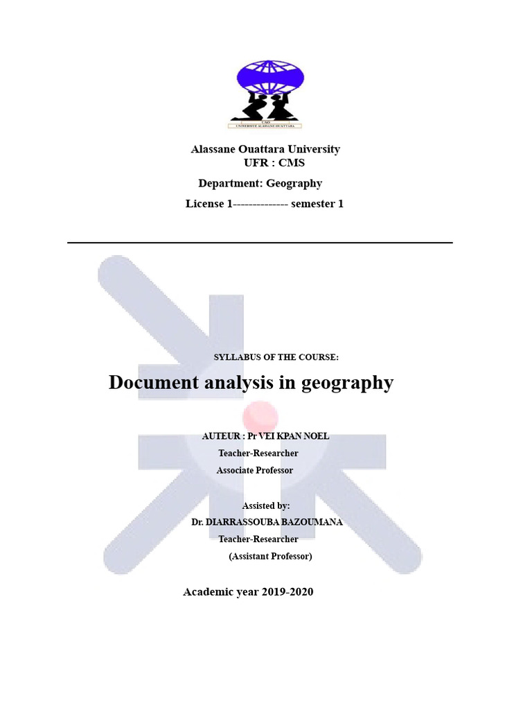 Geography Document Analysis Syllabus | PDF | Topography | Deforestation