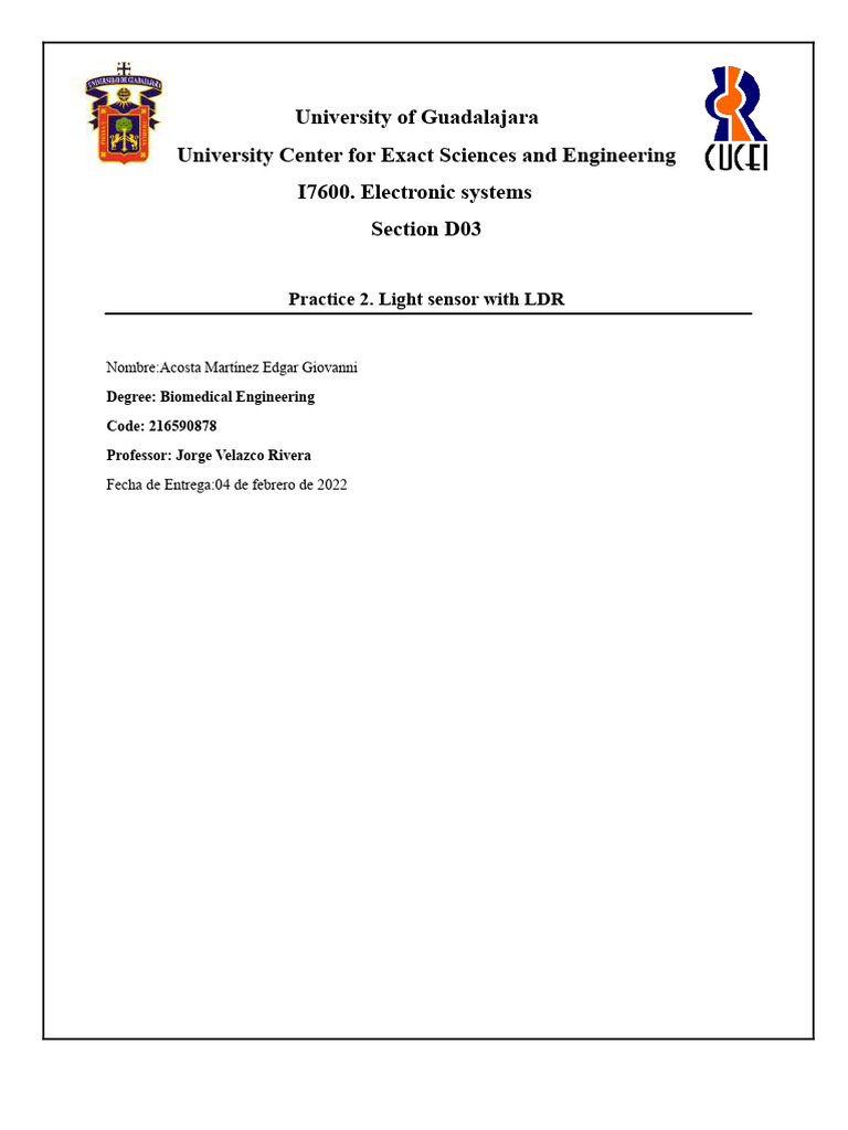 Practice 2 LDR With Opamp 741 | PDF | Operational Amplifier | Amplifier