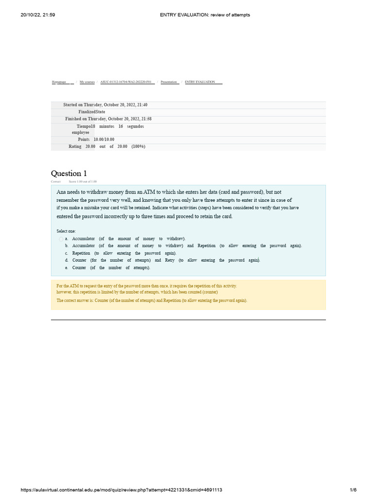 Entry Evaluation Quiz Review Summary | PDF | Data Type | Numbers