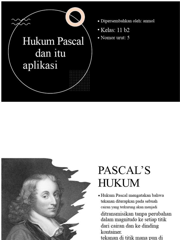 Hukum Pascal Dan Penerapannya | PDF