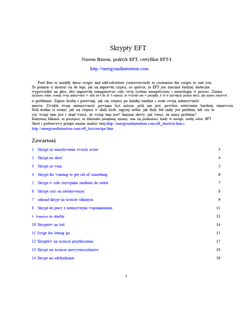 Skrypty Eft | PDF