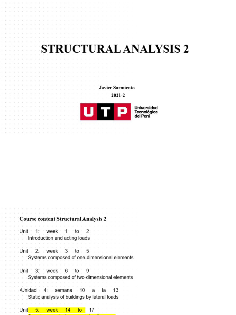S16.s1 Class Material - Analysis Under Incremental Load | PDF | Structural Analysis | Beam ...