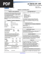 Acrolon 218 Hs Acrylic Polyurethane 5.22 | PDF | Polyurethane | Epoxy