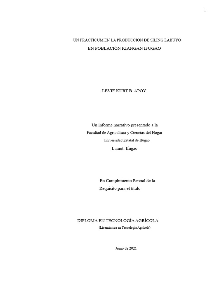 123a Practicum en La Producción de Siling Labuyo para Edit2 | PDF | Ají ...