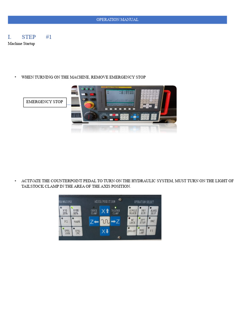 Fanuc Operation Manual | PDF | Tools | Mechanical Engineering