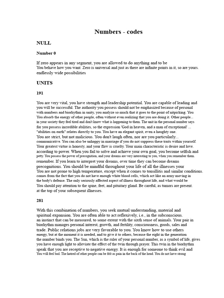 Numerology - Codes | PDF | Love | Happiness