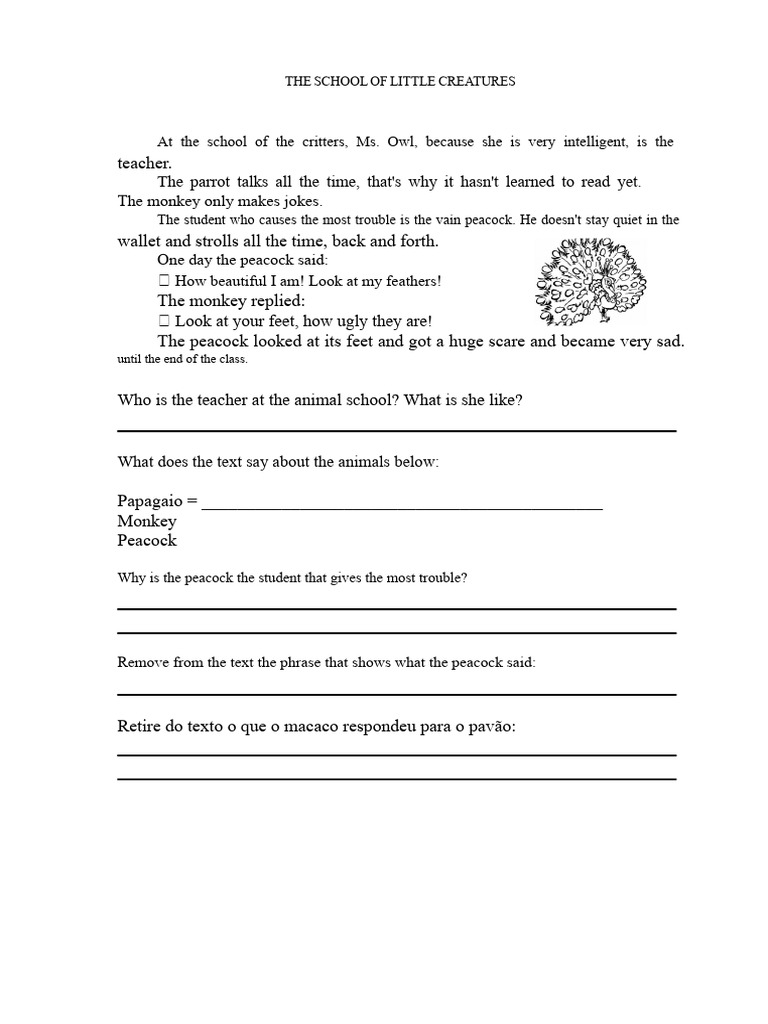 The Animal School | PDF