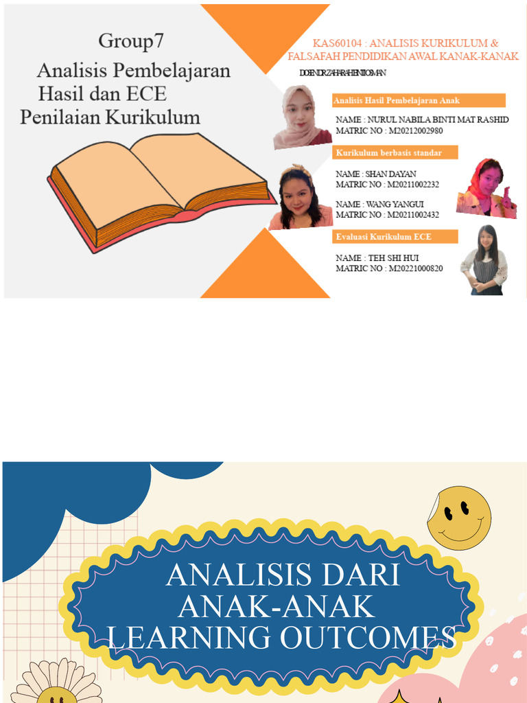 Analisis Hasil Pembelajaran Dan Penilaian Kurikulum ECE PDF | PDF