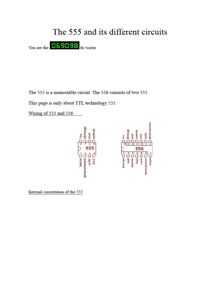 Understanding 555 Timer Circuits | PDF | Electrical Circuits ...