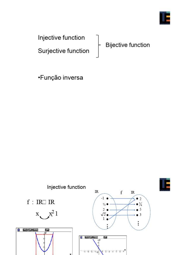 Injective and Surjective Functions | PDF | Function (Mathematics) | Mathematical Objects