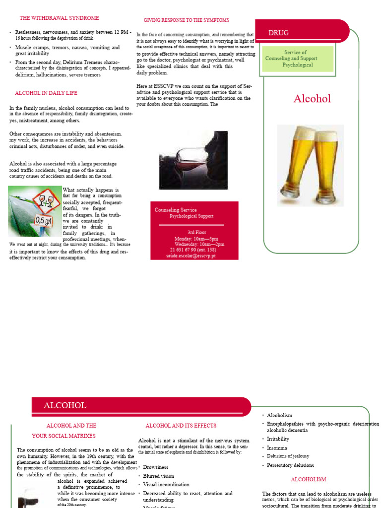 Understanding Alcohol Withdrawal Symptoms | PDF | Alcoholism | Anxiety