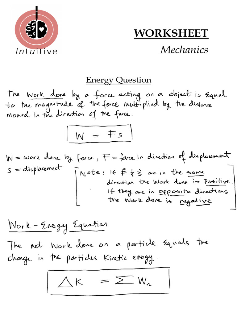 Energy Conservation Worksheet | PDF