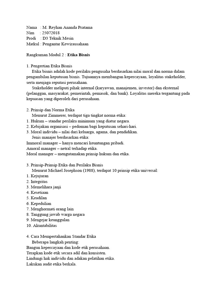 Modul 2 PKWU | PDF