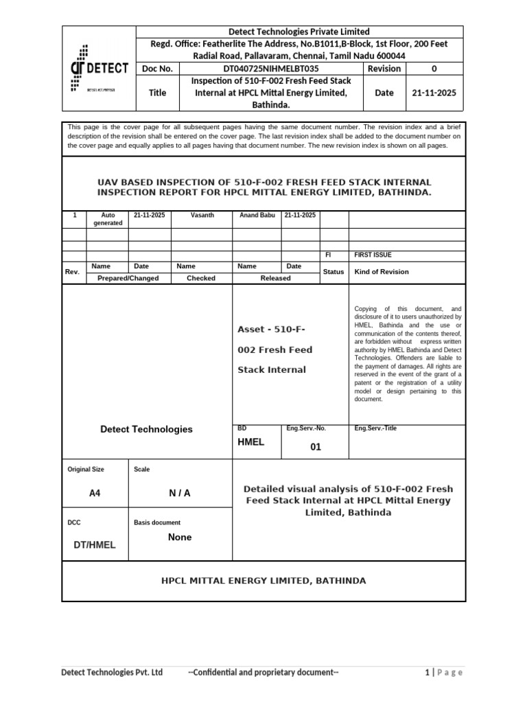 510-F 002-Fresh Feed Stack Internal 1 | PDF