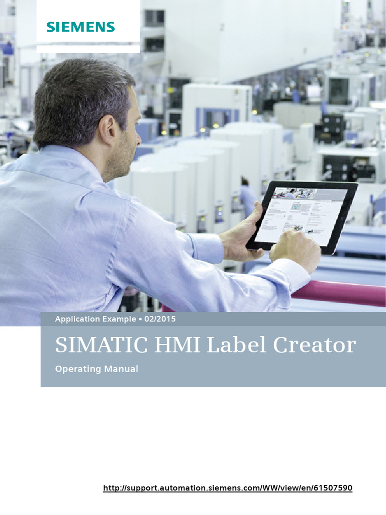 SIMATIC HMI Label Creator Manual | PDF | Legal Liability | Breach Of ...