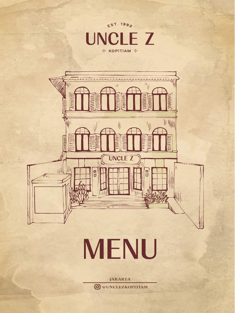 MENU UNCLE Z 2025 (1) | PDF