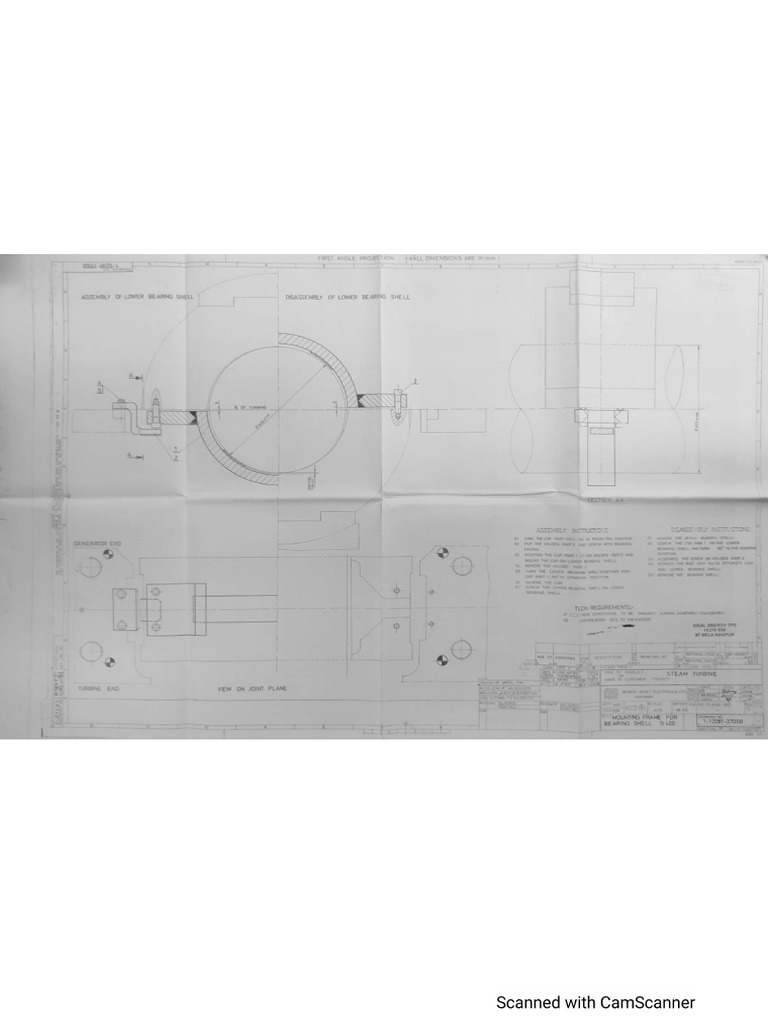 Mounting Frame For Bearing Shell D 400 | PDF