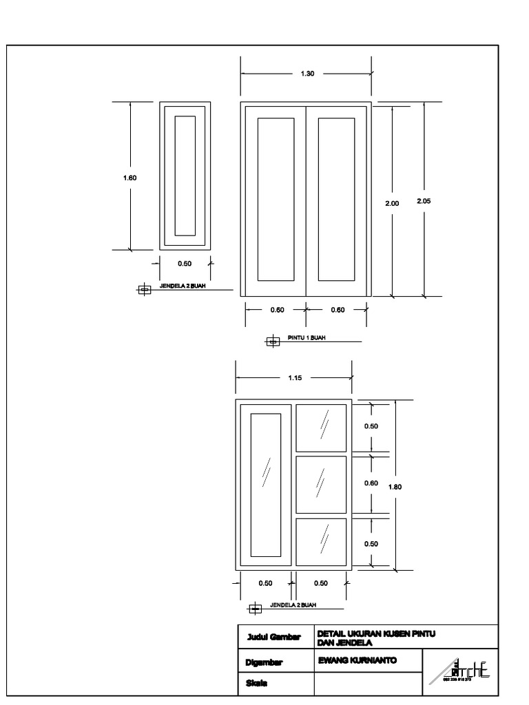 Detail Ukuran Kusen | PDF