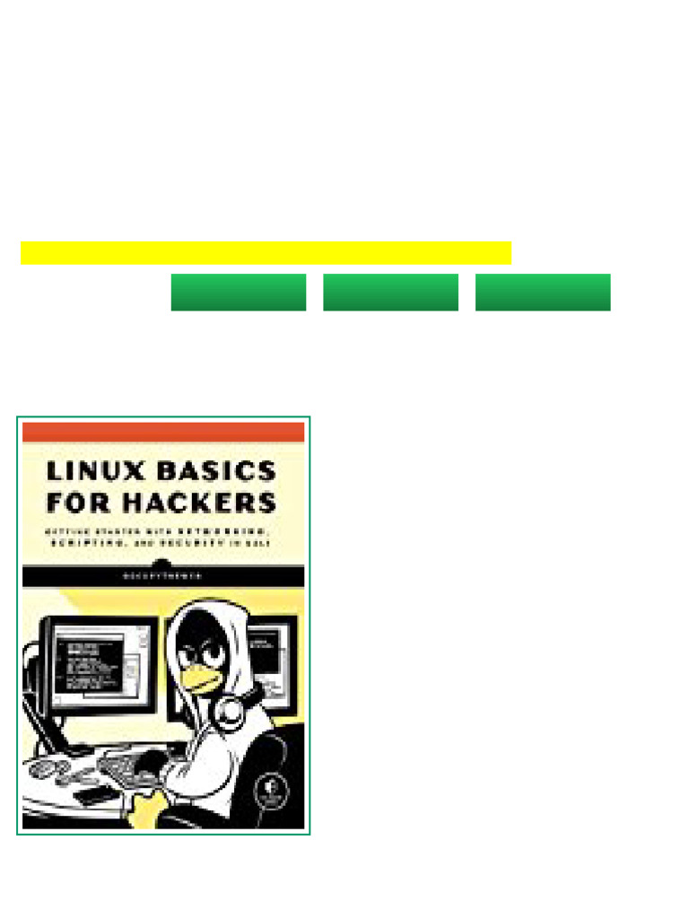 (Ebook) Linux Basics for Hackers: Getting Started with Networking ...