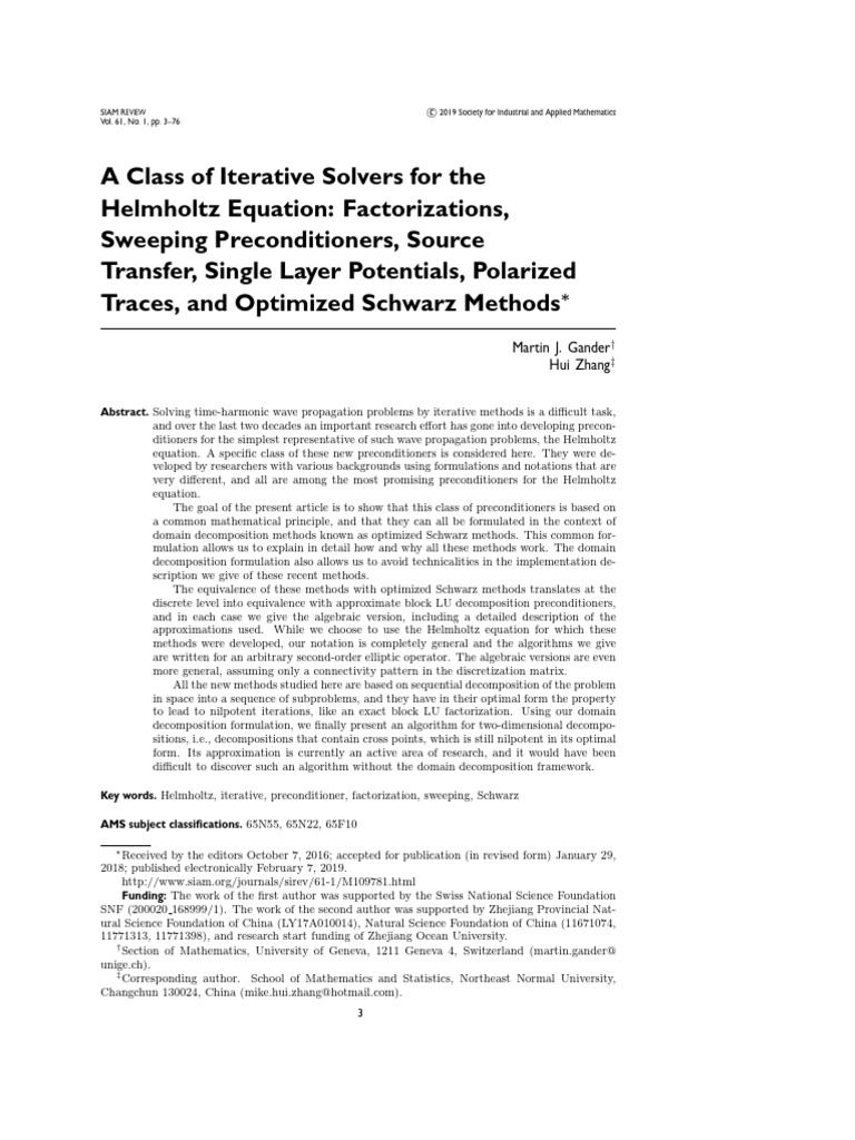 Sweeping | PDF | Matrix (Mathematics) | Partial Differential Equation