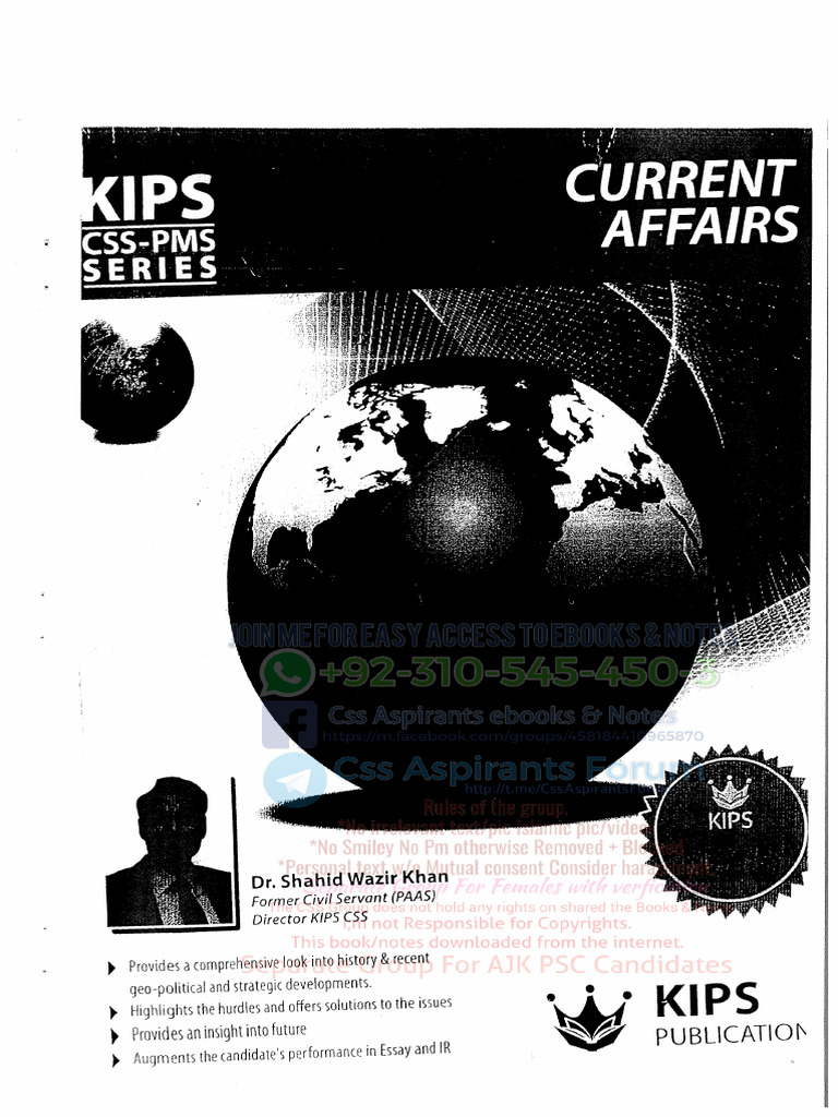 KIPS Current Affairs Book Updated | PDF