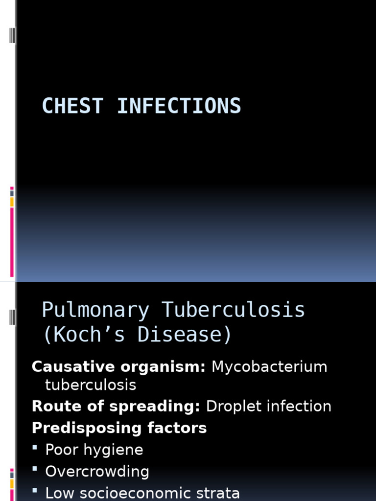 Chest Infections | PDF