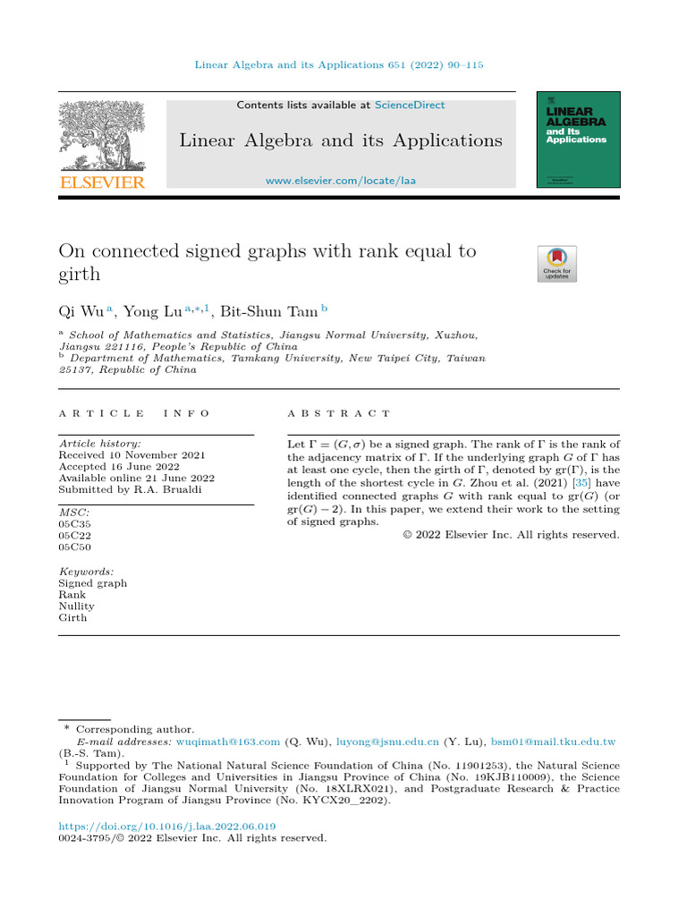 19th Paper | PDF | Vertex (Graph Theory) | Matrix (Mathematics)