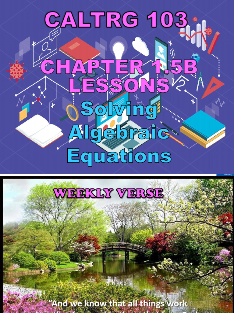 Caltrg 103 Week 8 Co2 Lessons | PDF | Quadratic Equation | Abstract Algebra