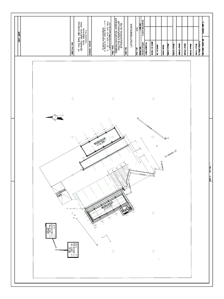 Site Plan Erka 1 Layout Pekerjaan | PDF