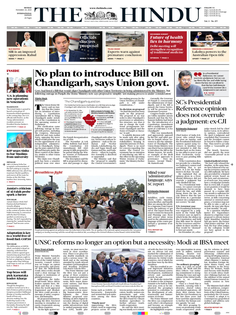 The Hindu International | PDF